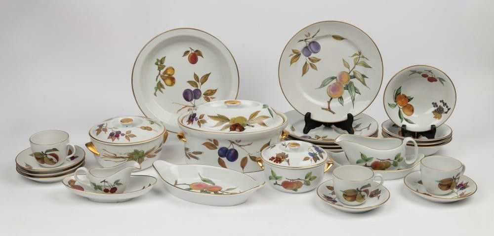 Royal Worcester 'Evesham' Dinner Set and Serveware, 53 Pieces - Royal ...