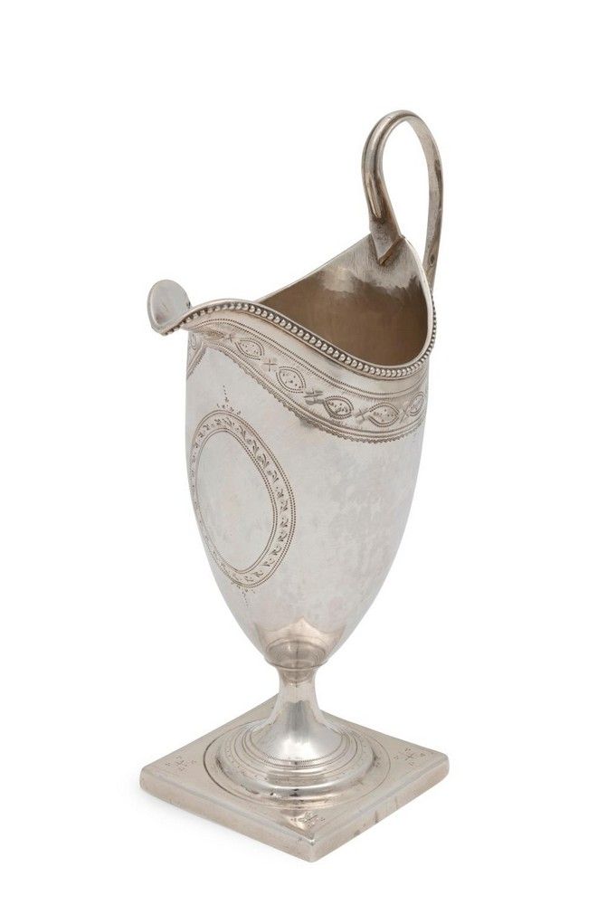 George III Sterling Silver Creamer, Hester Bateman, London 1790 - Jugs ...