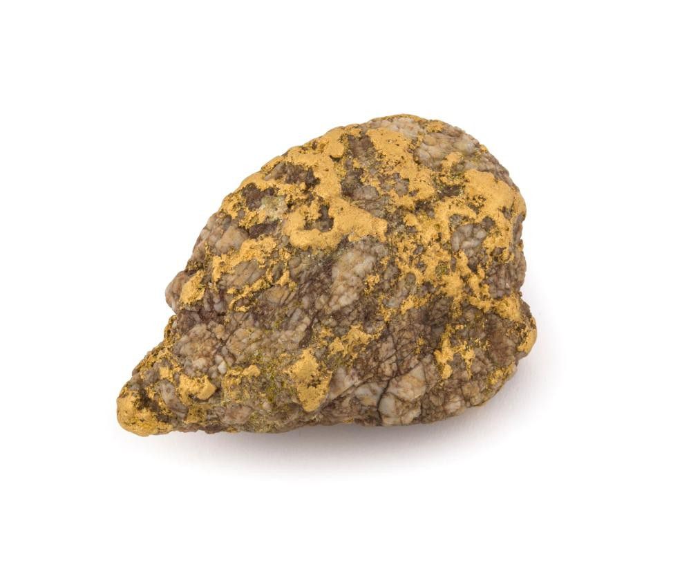 Pilbara Gold Nugget Matrix Specimen, Western Australia - Gold / silver ...