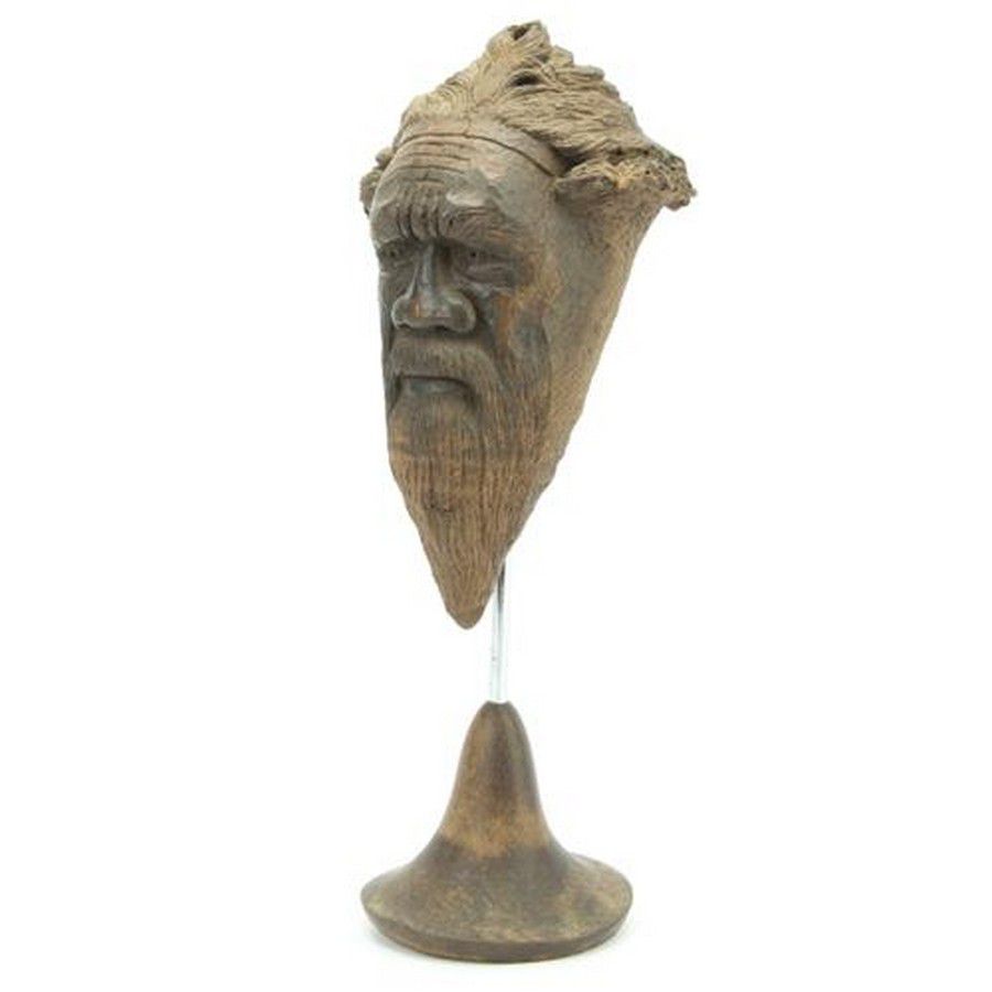 Aboriginal Elder Root Carving on Stylised Base - Aboriginal - Artefacts ...