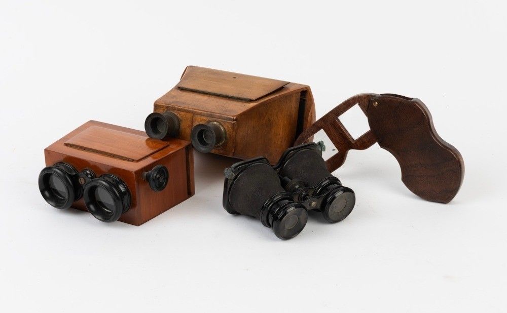 Antique Handheld Stereoscopes Collection: 1880s-1910s (4 Different ...