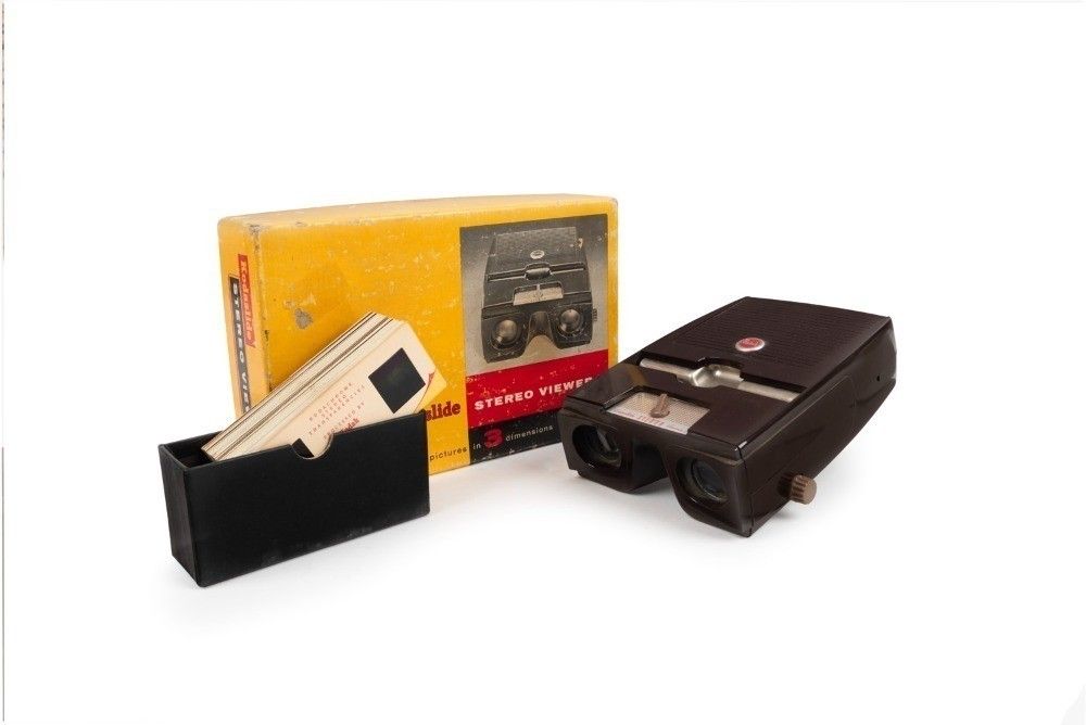 Kodak Kodaslide Stereo Viewer with 20 Transparencies, 1950s Box ...