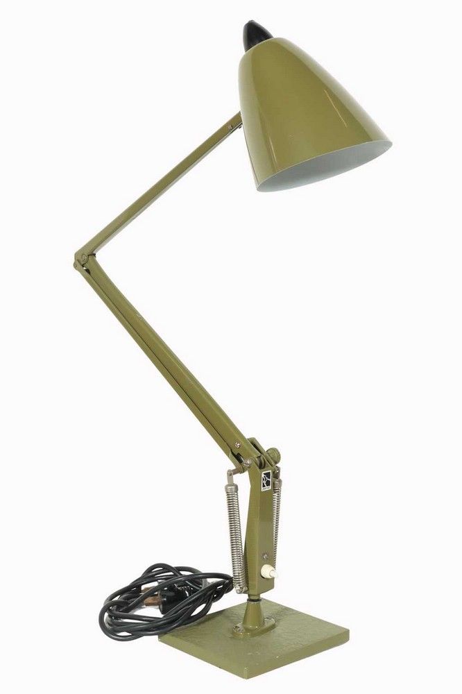 Olive Green Articulated Neck Desk Lamp, Model K, 60cm Height - Lamps ...