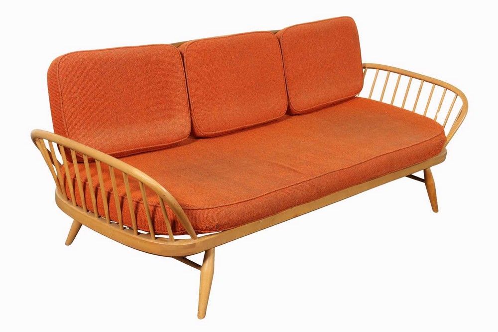 Ercol Studio Lounge with Convertible Surfboard Backrest, c.1960s ...
