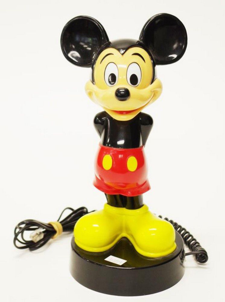 Vintage Mickey Mouse Telephone, Disney 1988, Working - Telephones ...