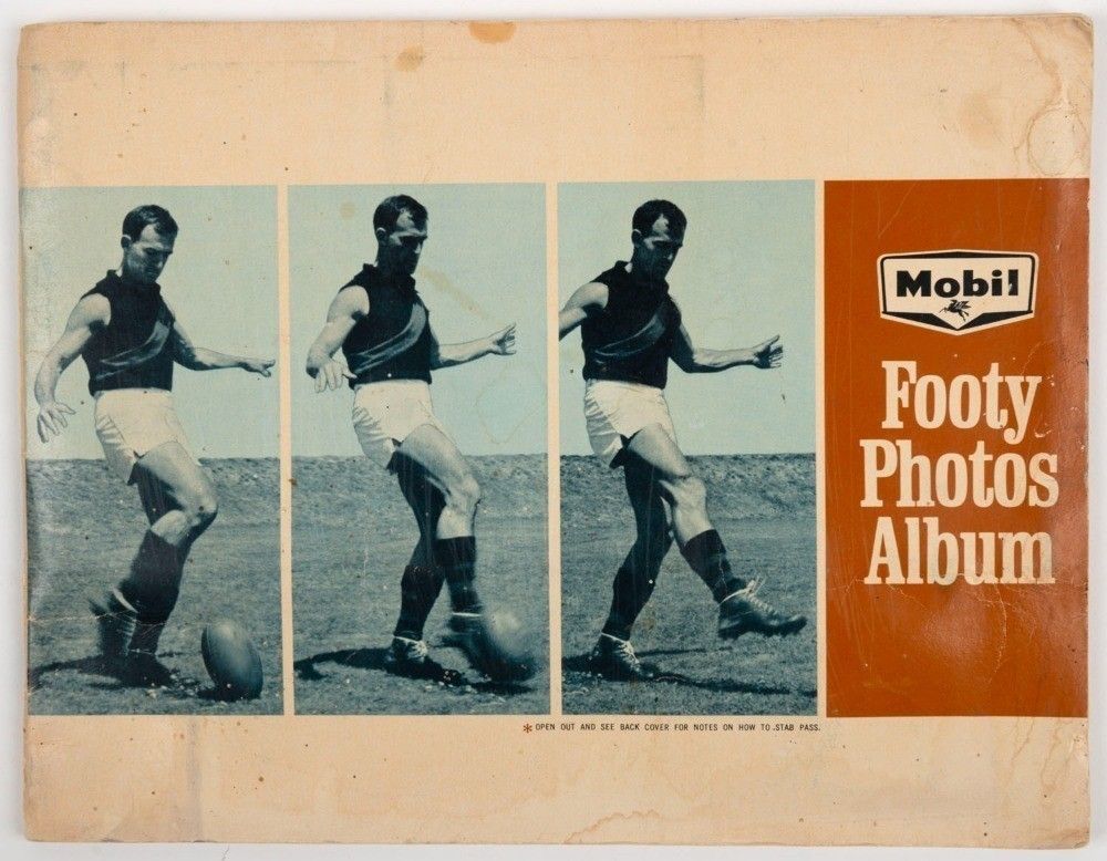 1965 Mobil Football Photos Collection: Complete Set in Original Album ...
