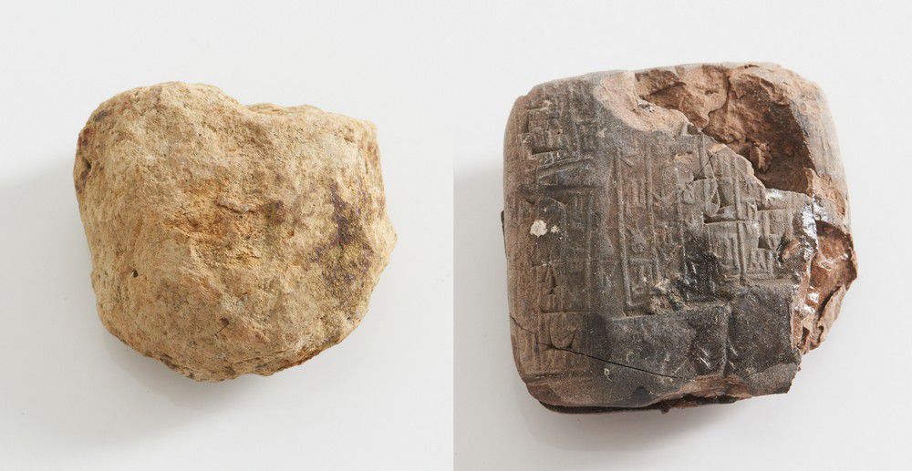 Ancient Babylonian Clay Tablets with Cuneiform Inscriptions - Zother ...