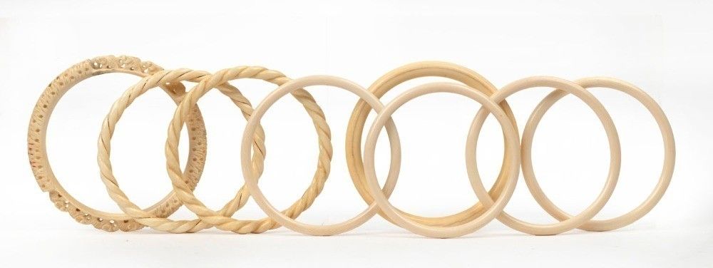 Assorted antique and vintage ivory bangles, 19th/20th century ...