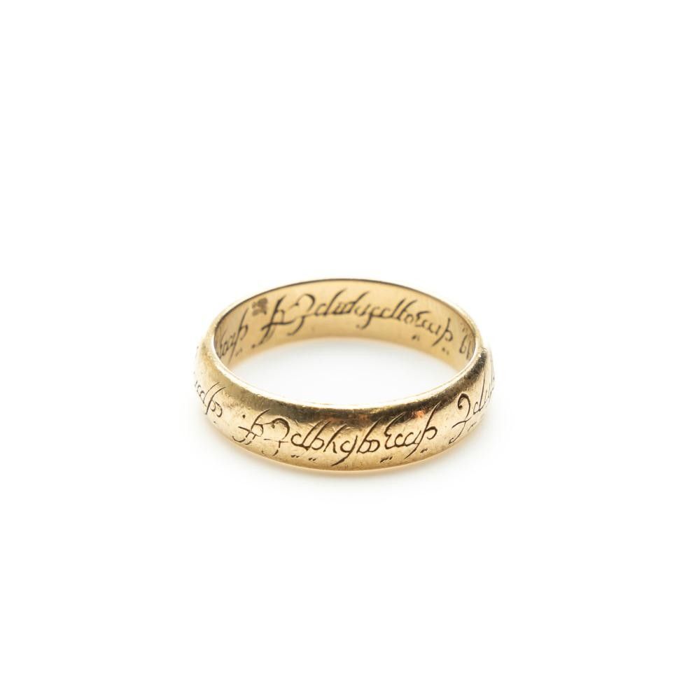 Official Lord of the Rings 9ct Gold 'One Ring' with COA - Rings - Jewellery
