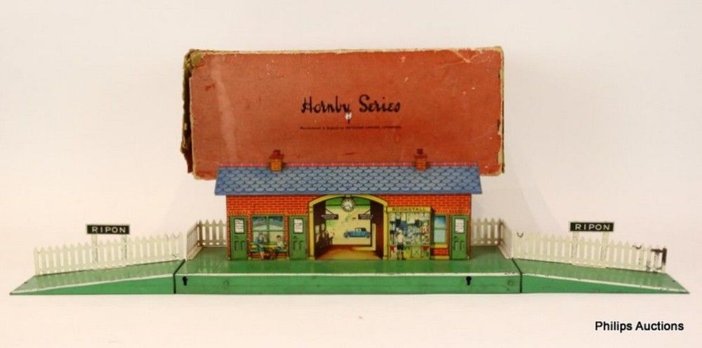 Hornby O-Gauge 'Ripon' Railway Station No.2 in Original Box - Railway ...