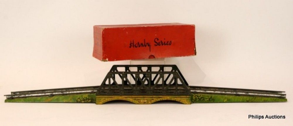 Hornby O-Gauge Viaduct Set with Grey-Green Girders in Box - Railway ...