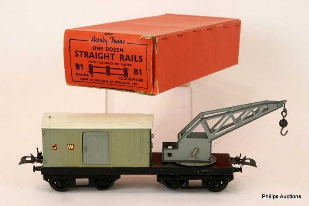 Hornby O-Gauge Breakdown Van & Crane No. 2, Gw Set - Railway Trains and ...