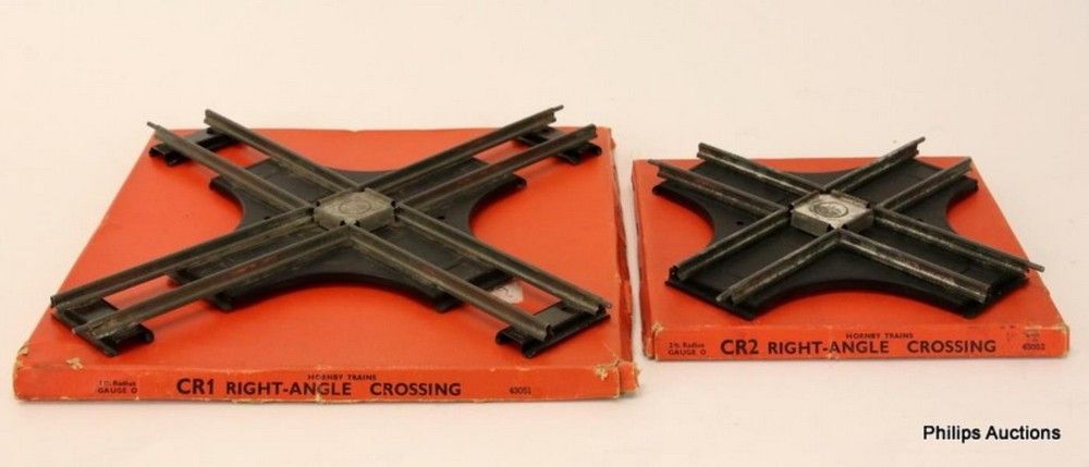 Hornby O-Gauge Right-Angle Crossings Set with Original Boxes - Railway ...
