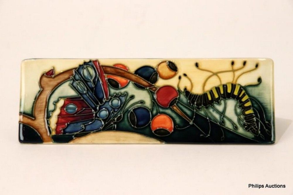 Moorcroft 'Hartgring' Name Plaque by Emma Bossons Frsa, 2003 ...
