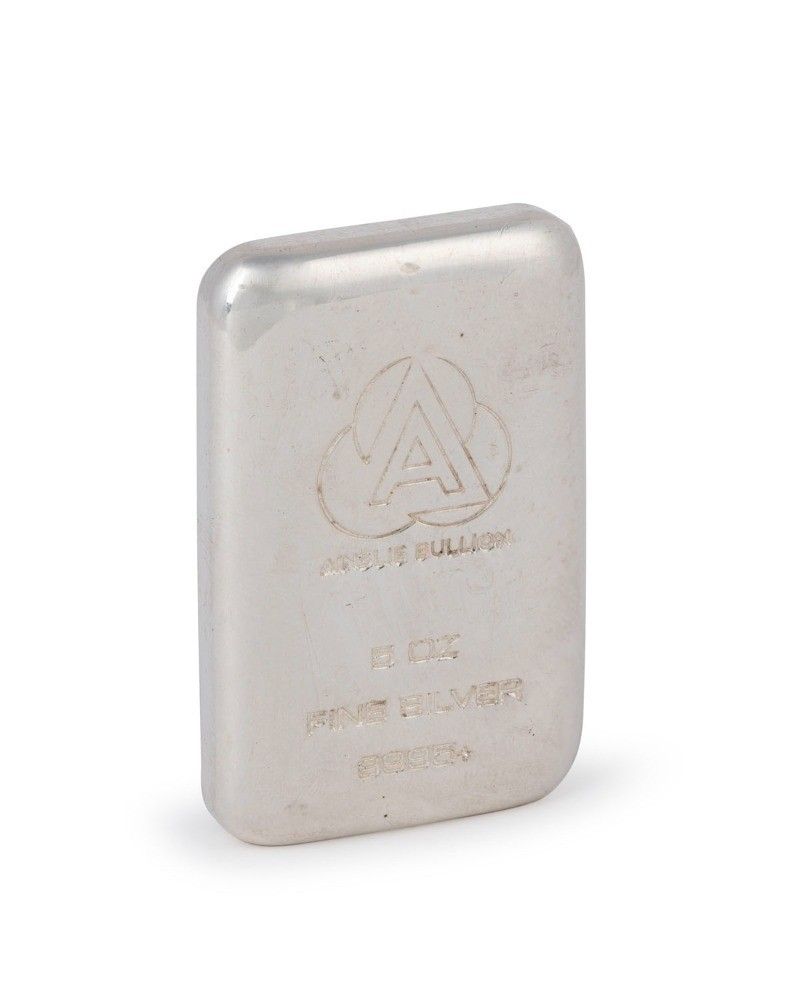 Ainsley Bullion 5oz Fine Silver Bar, 9995 Stamp - Gold / silver bars ...