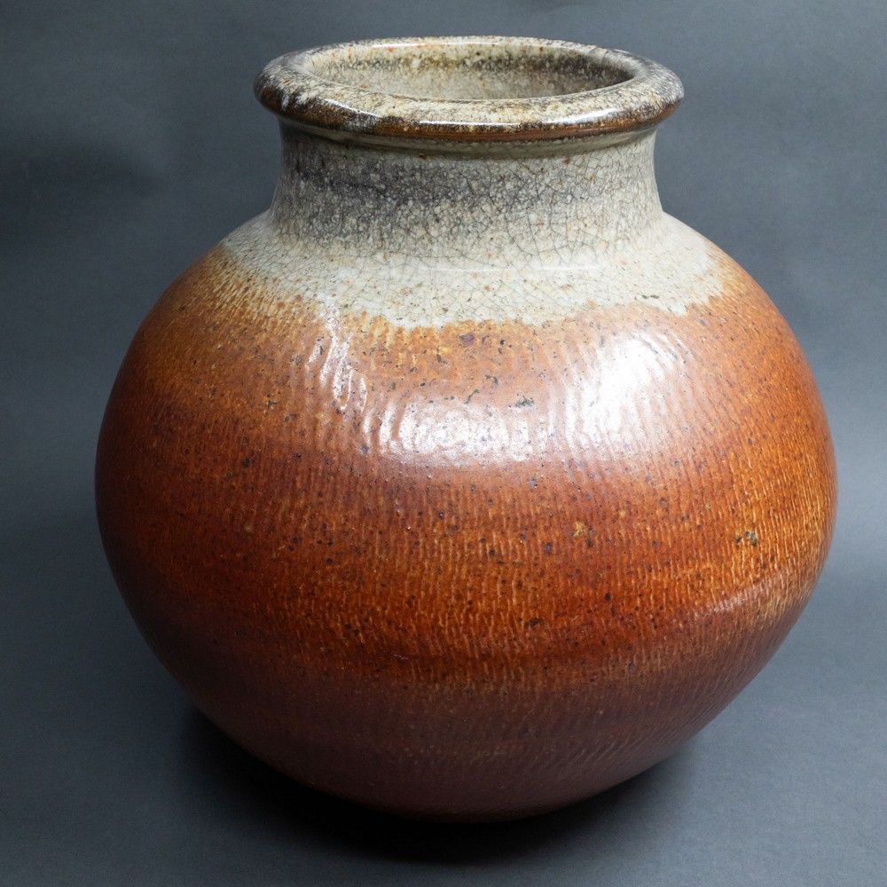 Nick Brandon Shino Vessel with Comb Impressions, 1986 - New Zealand ...