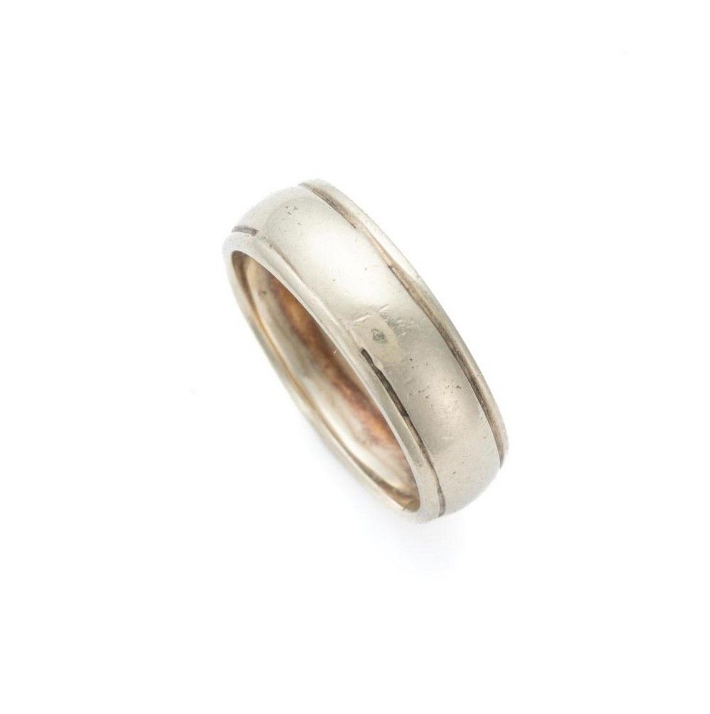 9ct Gold Reeded Pattern Half Round Band, Size K - Rings - Jewellery