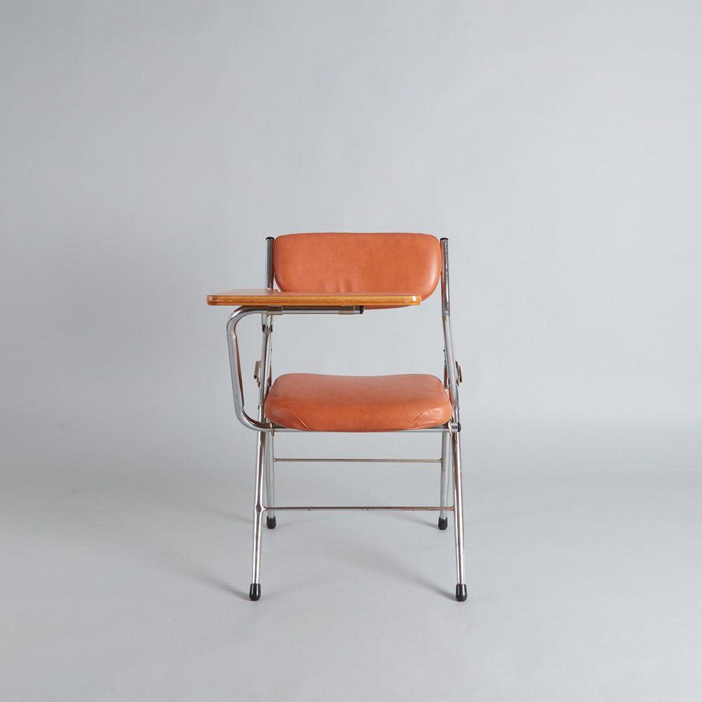 Folding School Chair Desk - Mid-Century Design - Zother - Furniture ...