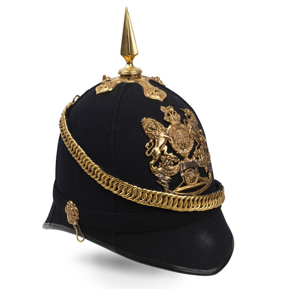 Victorian Volunteer Artillery Helmet with Cavalry Spike, 1876-1880 ...