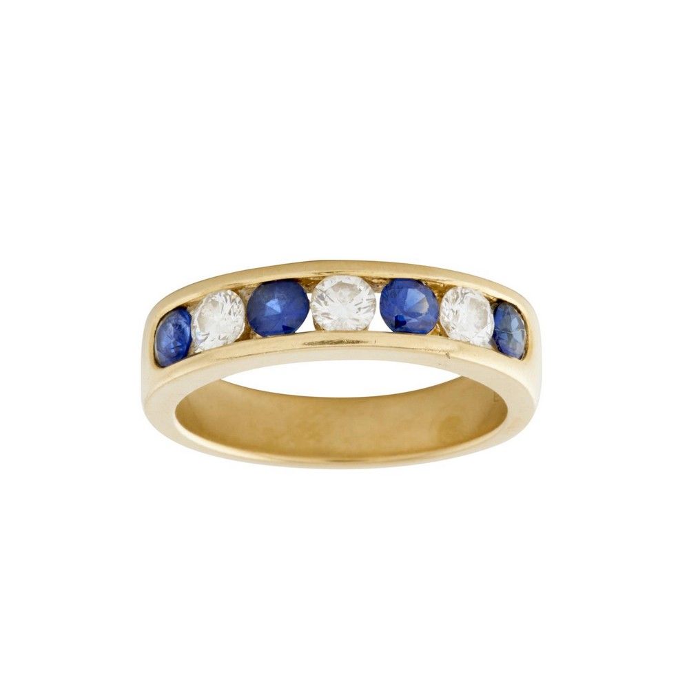 Percy marks sapphire and diamond ring, designed as a line of… - Rings ...