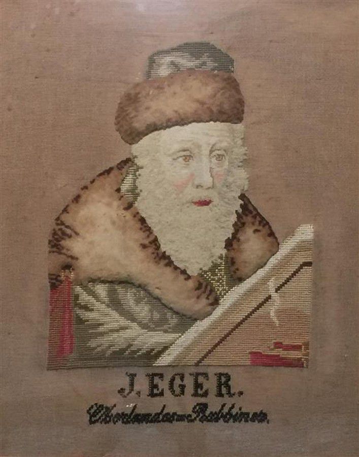 German Rabbi Tapestry, 19th Century - Embroidery & Needlework ...