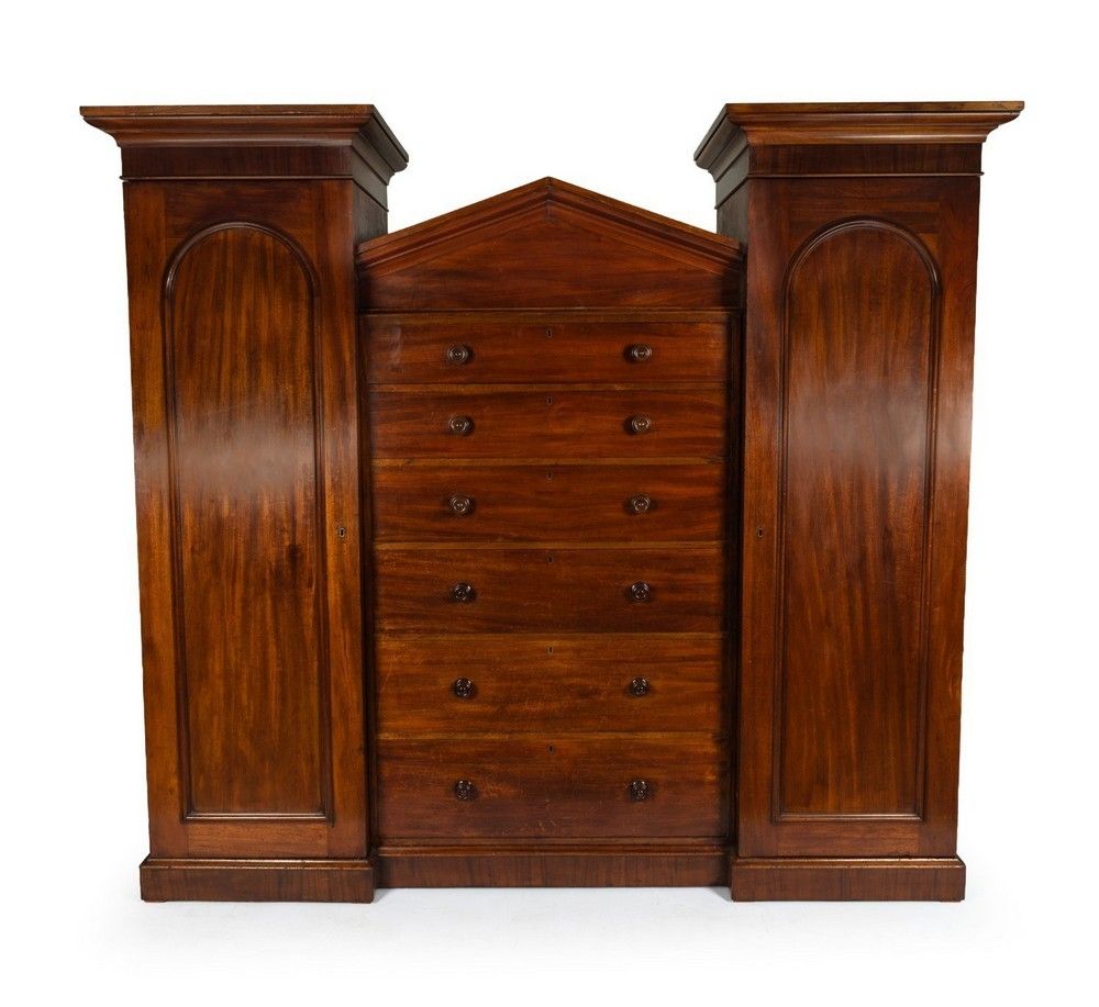 Colonial Australian cedar Beaconsfield wardrobe, NSW origin, circa 1840 ...