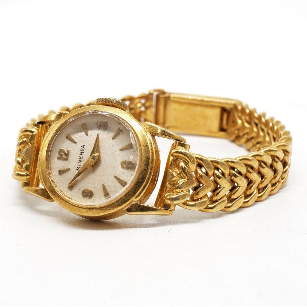 18ct Gold Minerva Ladies Watch - 29g - Watches - Wrist - Horology ...