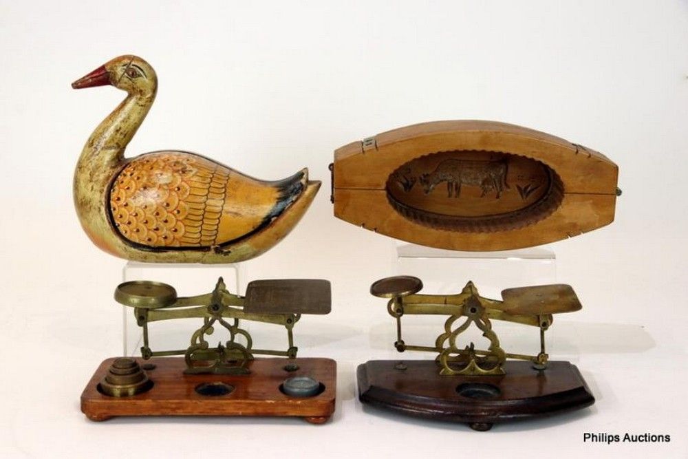 Vintage Kitchen Collection: Scales, Mould, Duck, Early 20th Century ...