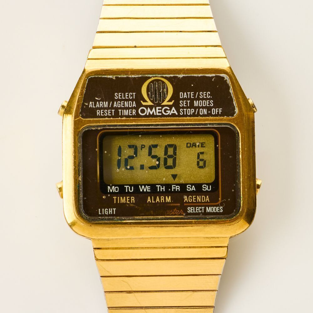 Omega Memomaster Digital Watch with Alarm and Chronograph, 1979 ...