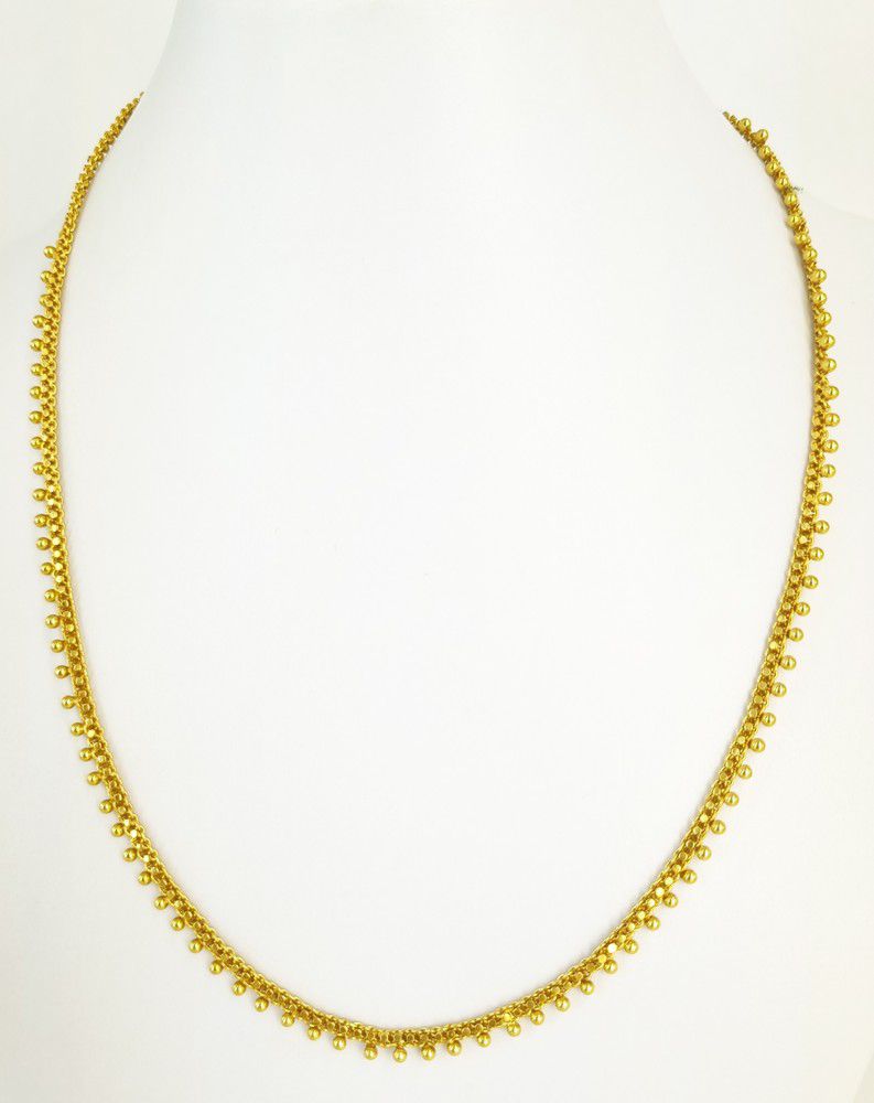 22-24ct Yellow Gold Neck Chain, 12.79g, 43cm Length - Necklace/Chain ...