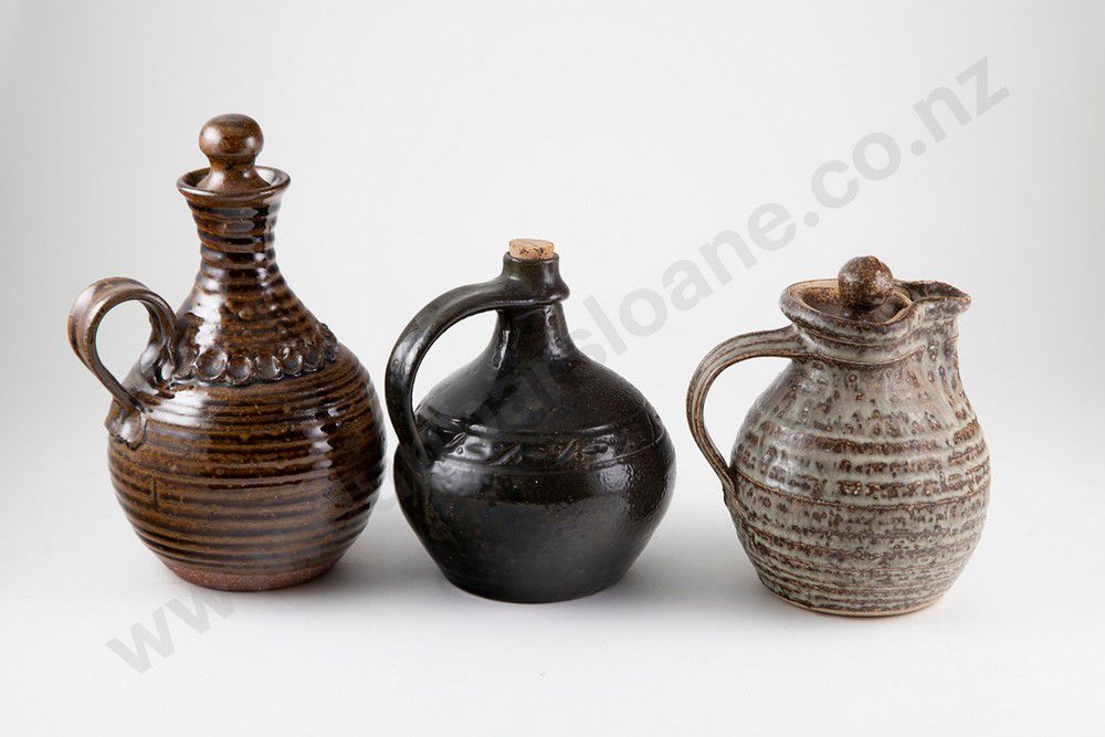 New Zealand Pottery Flagons by Williams, Hegan, and Others - New ...