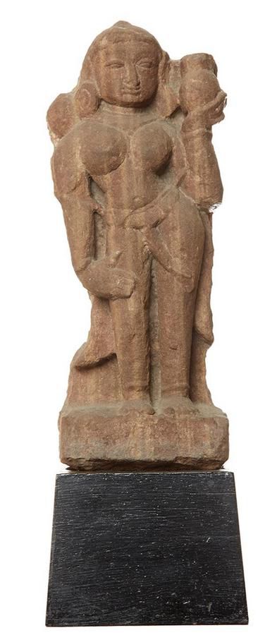 Indian stone relief of goddess Ganga - Zother - Oriental