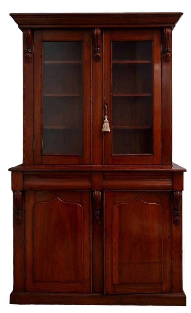 An impressive Western Australian Jarrah elevated bookcase.… - Bookcases ...