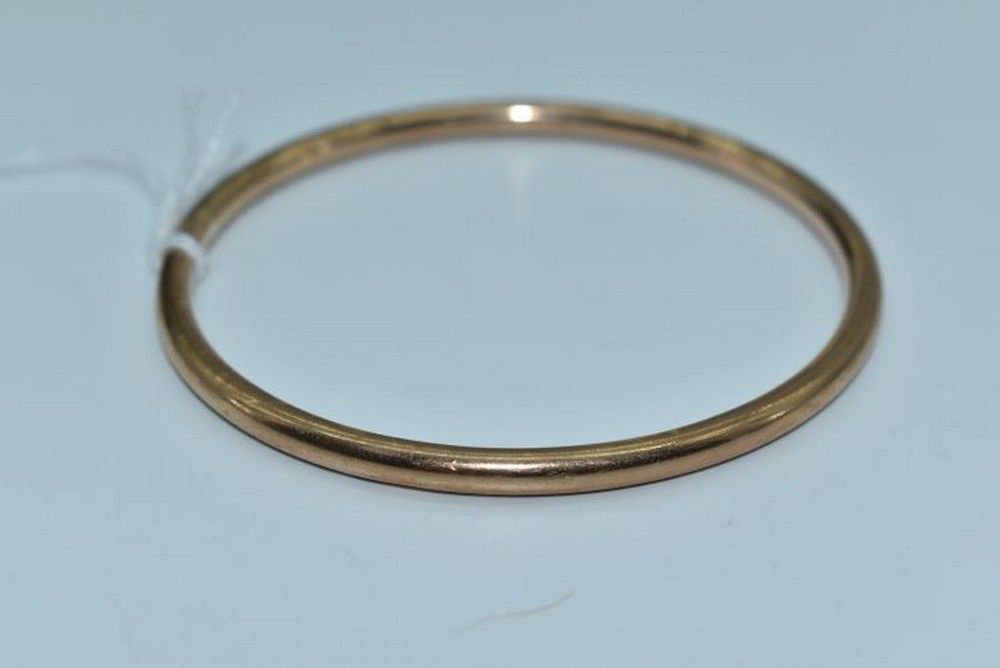 Rose Gold Ladies Bangle - 9ct - Bracelets/Bangles - Jewellery