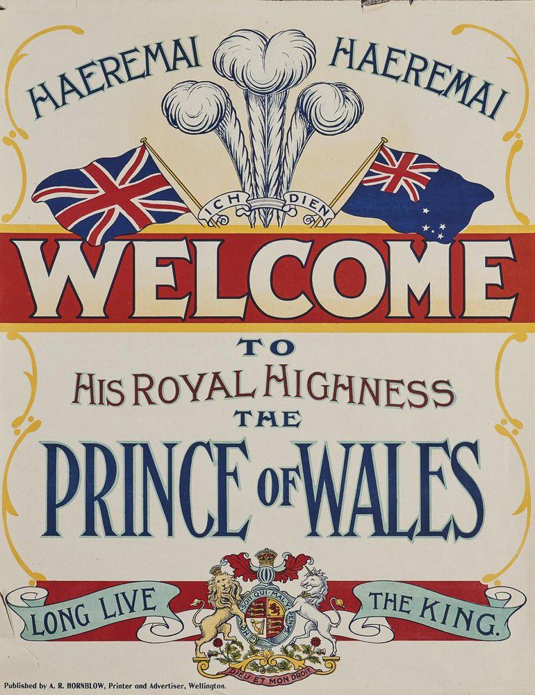 Royal Visit Poster by A.R Hornblow - Prints - Posters - Art