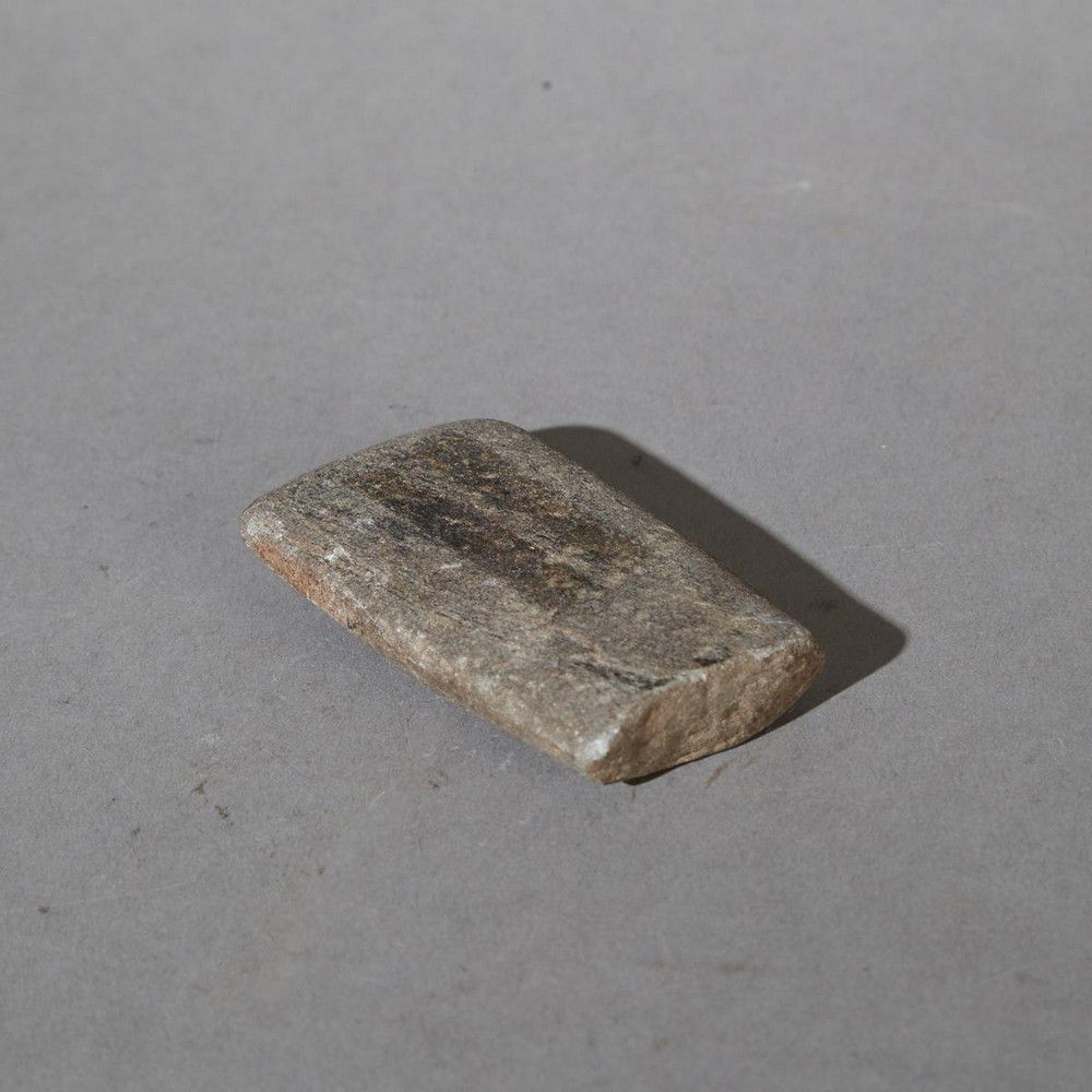 Schist Stone File with Striation Marks - New Zealand Maori - Tribal