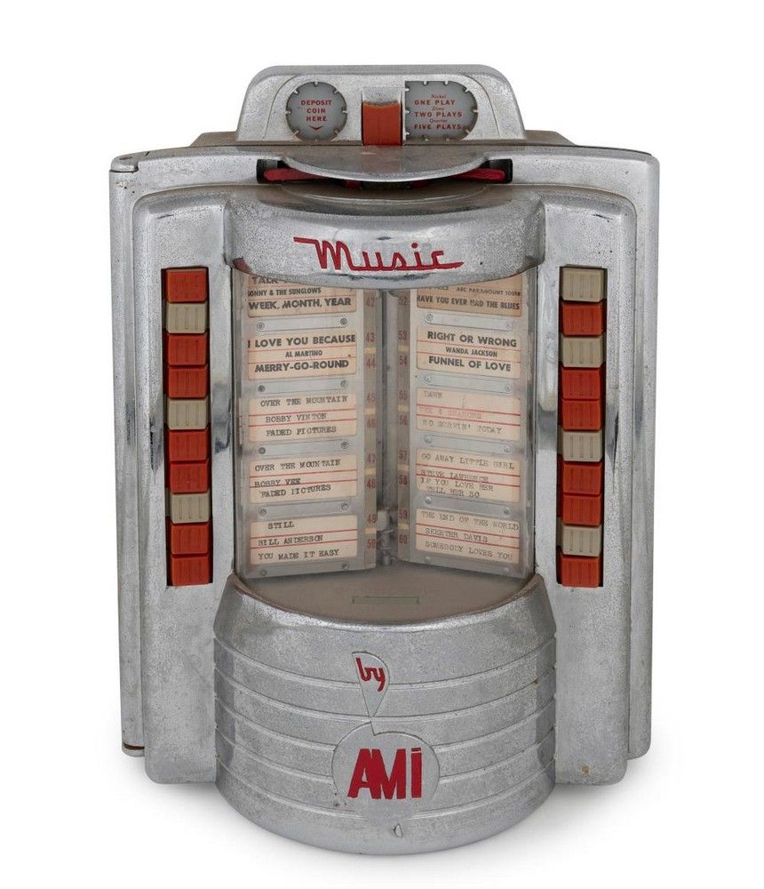 Vintage Ami Wall Music Box and Candy Dispenser, 1950s Americana - Hi-Fi ...