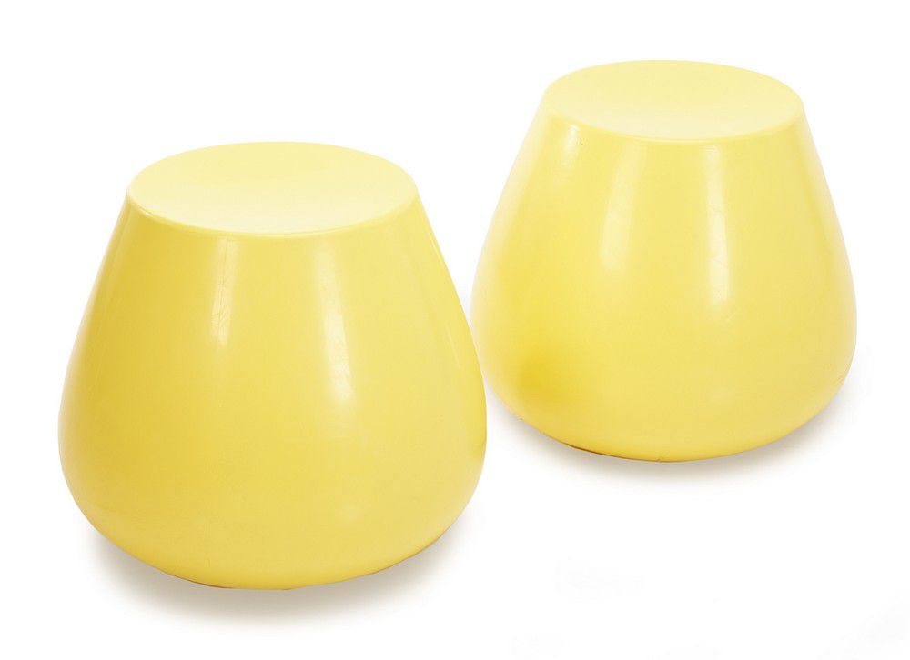 Yellow Plastic Zenith Stools, Australia, 2000s - Australian - Furniture ...