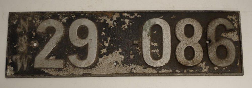 Vintage NSW Aluminum License Plate - 41.5 x 12cm - Numberplates - Motor ...