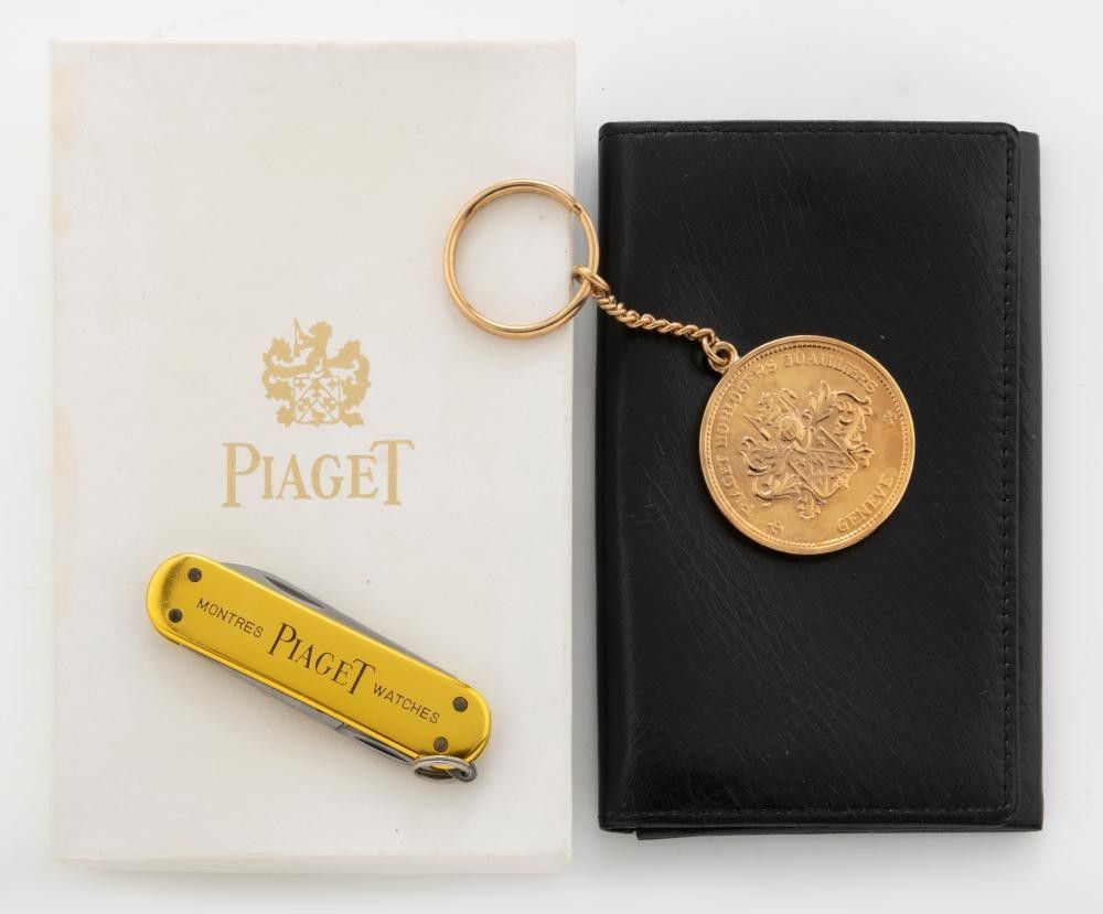 Piaget Watch Set: Key Ring, Knife, Wallet, Boxed Collection - Rings ...
