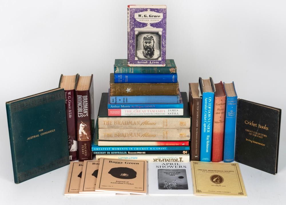 Cricket Book Collection: Bradman, Grace, Cardus, and more - Sporting ...