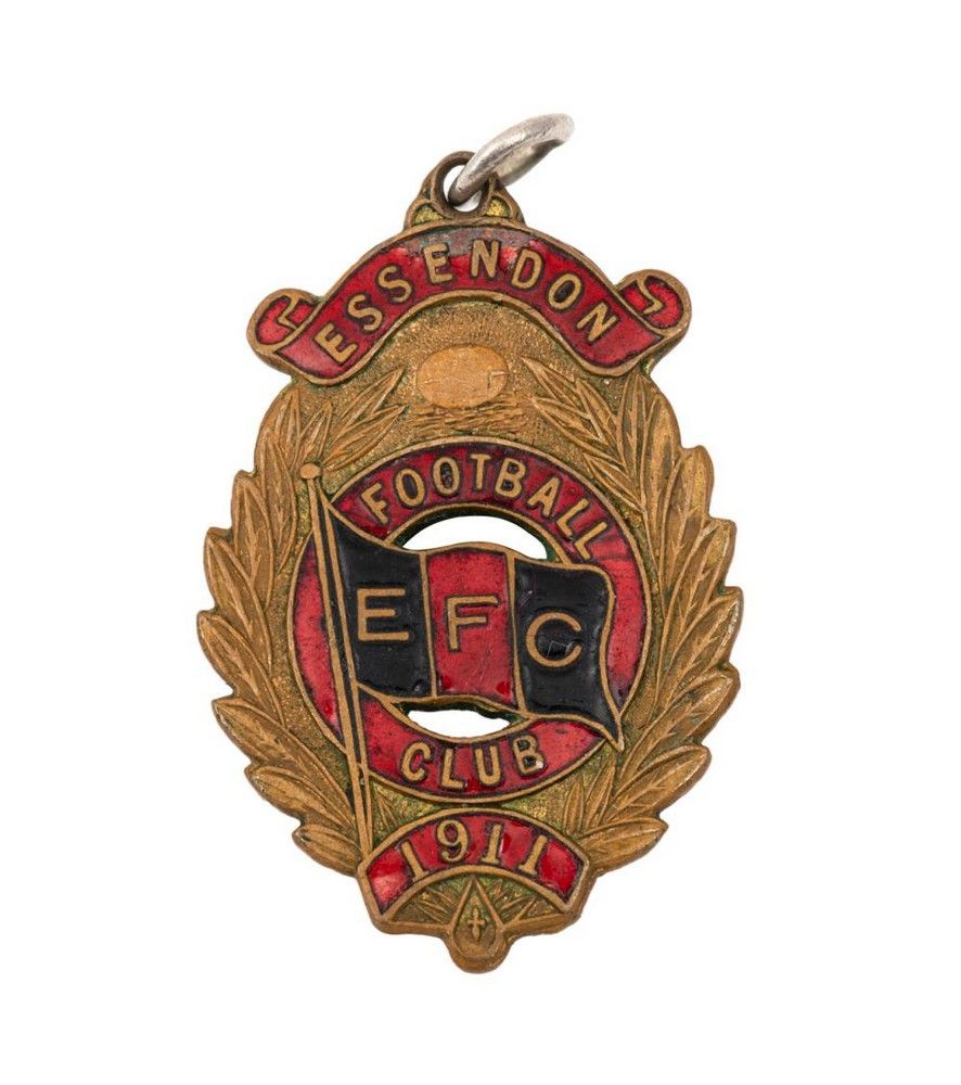 Essendon Football Club 1911 Membership Fob: Celebrating Grand Final Win ...