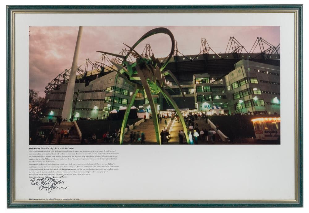 Signed Great Southern Stand Photo for Ross Oakley Collection - Sporting ...