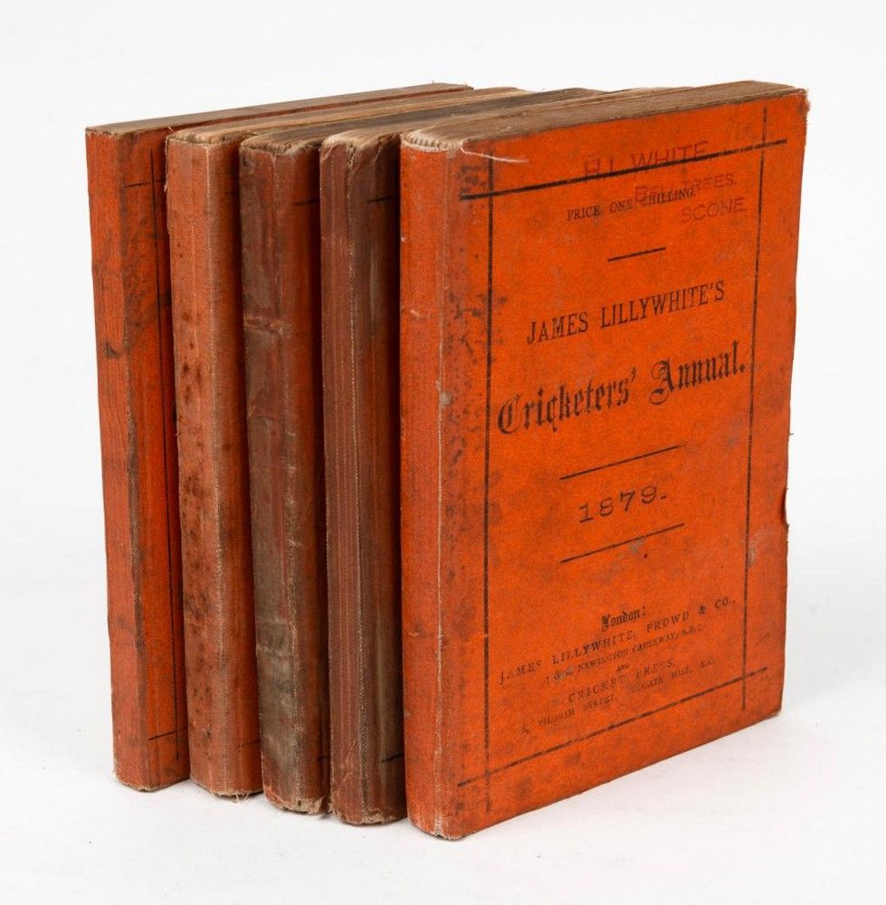Lillywhite's Cricket Annuals: 1879-1884 in Excellent Condition ...