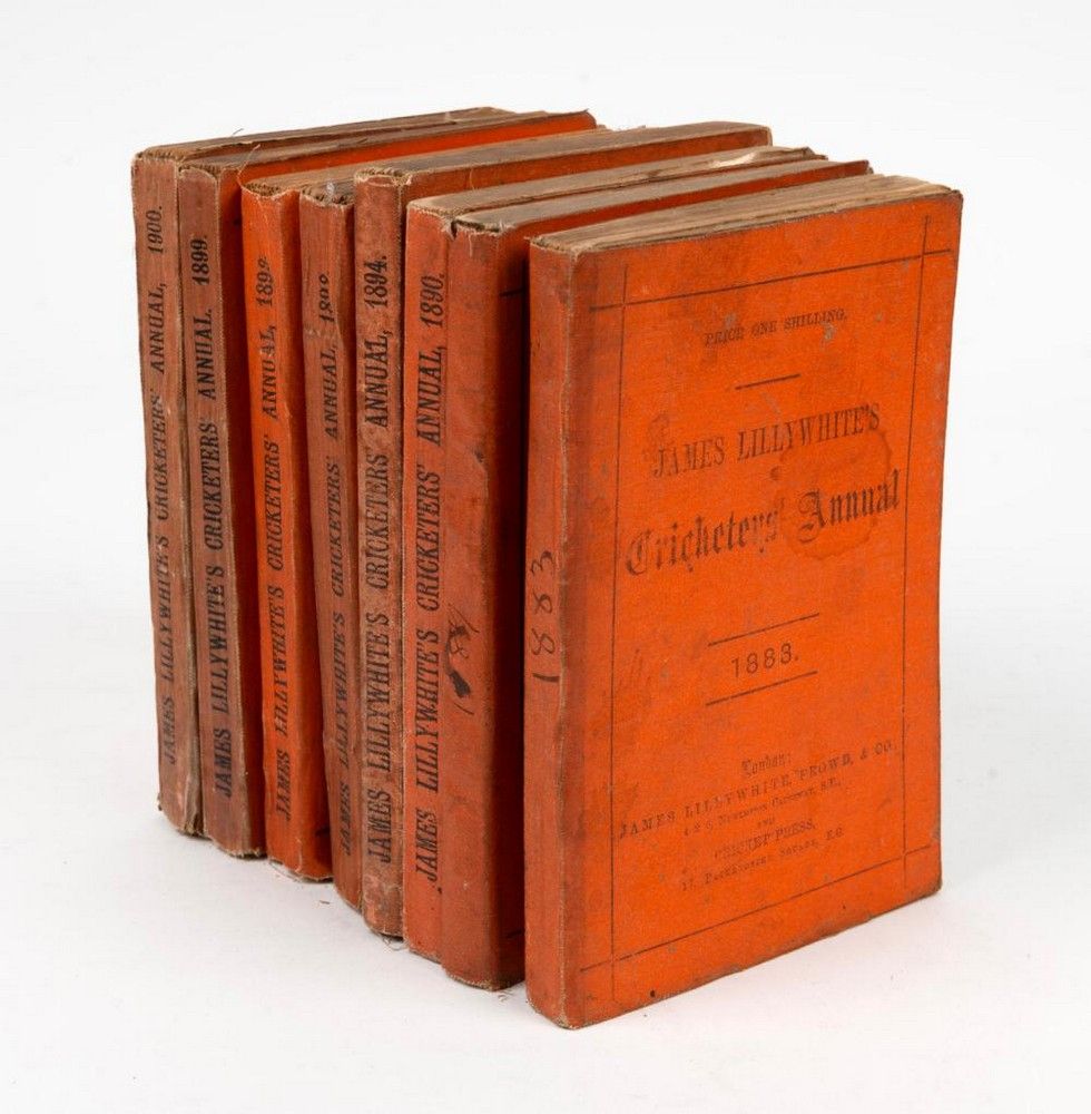 Lillywhite's Cricketers' Annuals: 1883-1900 (Mixed Condition, Some ...