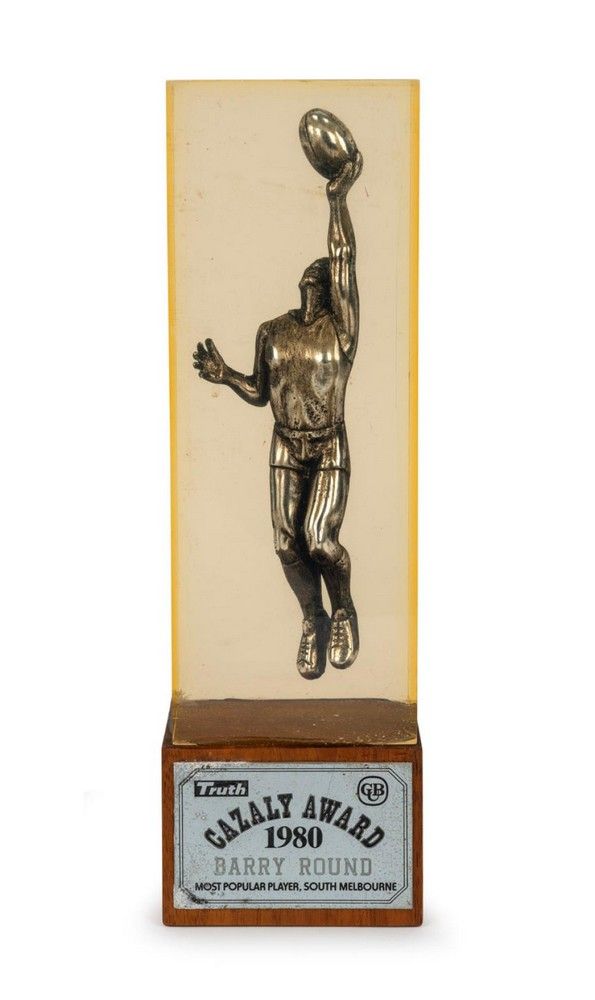Barry Round's 1980 Truth Newspaper Cazaly Award Display - Sporting ...