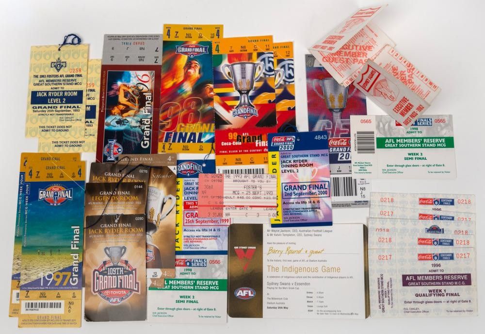 Barry Round's Sydney Swans Guest Passes and Grand Final Tickets ...