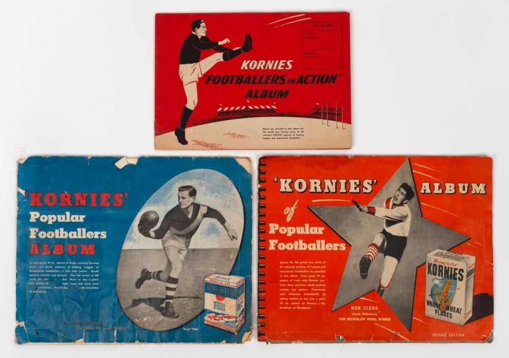 Vintage Football Player Albums with Part-Sets, 1948-1951 (3 Albums ...