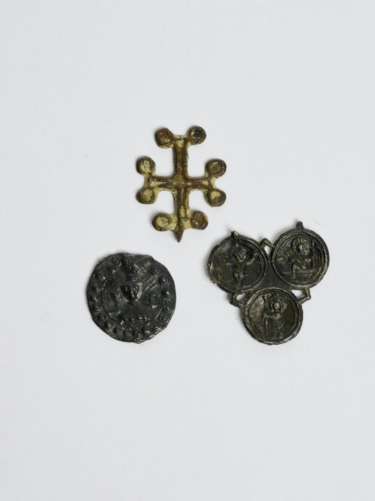 Bronze Holy Week Badge, Medallion, and Crusader Cross Collection ...