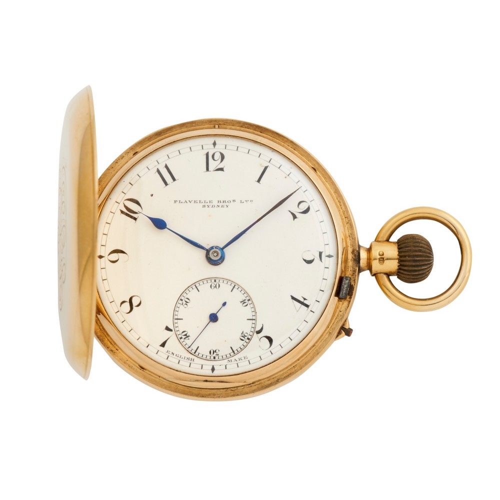 18ct Gold Hunting Cased Pocket Watch by Nicole Nielsen & Co - Watches ...